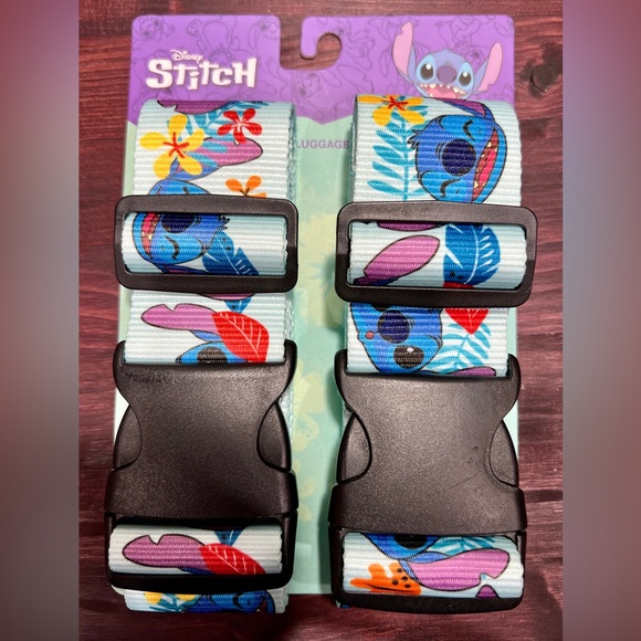 Disney | Other | Disney Stitch Luggage Straps | Poshmark